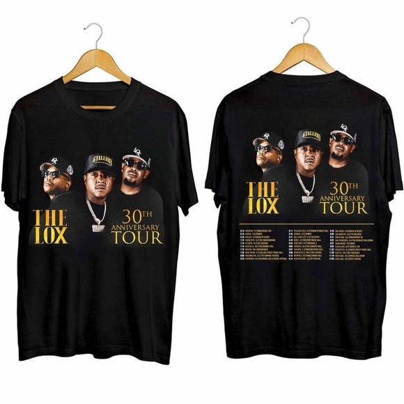 memecantu54 | Shirts | The Lox 3th Anniversary Tour 2024 2 Sided Tshirt ...